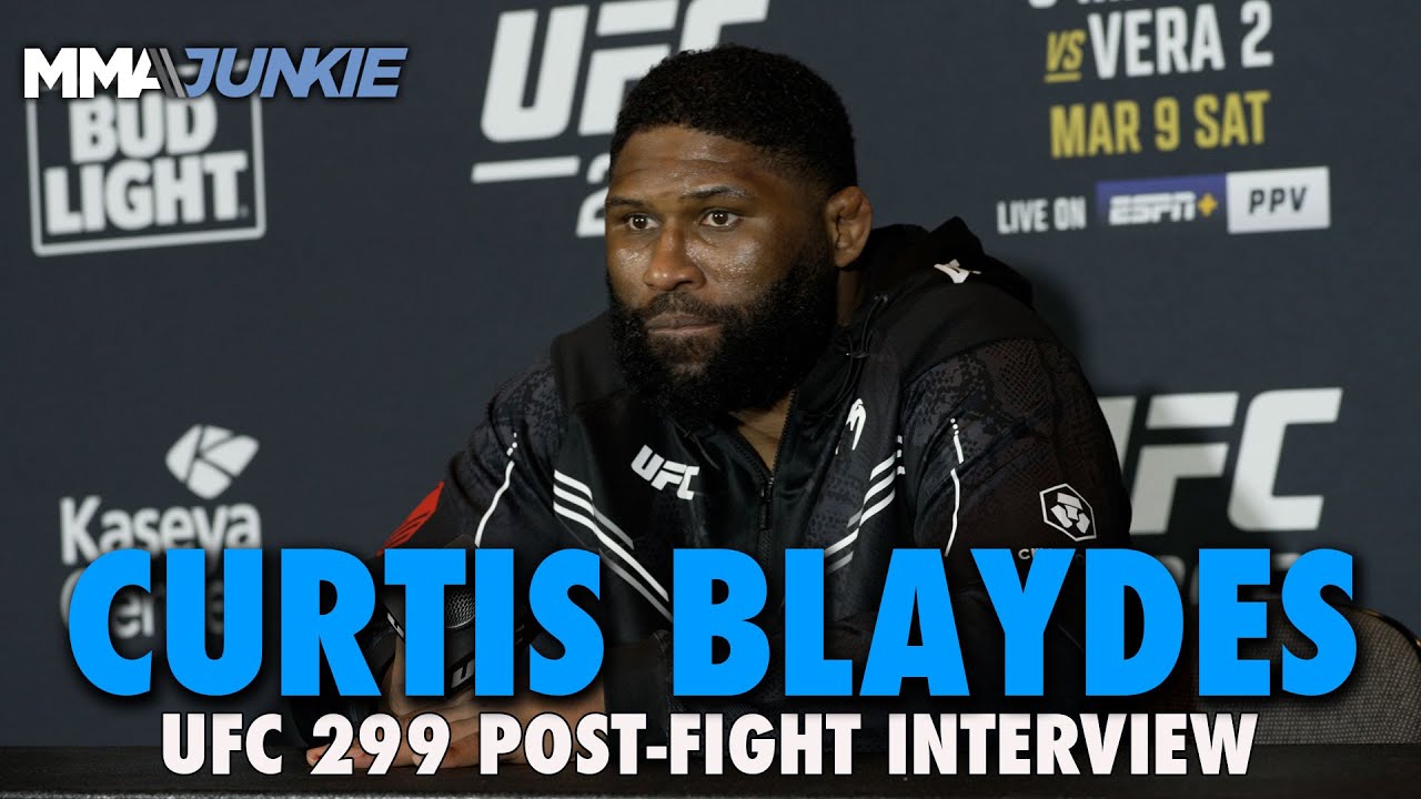 Social media to Curtis Blaydes' hammerfist TKO of Jailton Almeida at ...