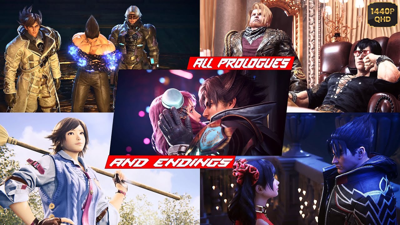 TEKKEN 8 ALL PROLOGUES & ENDINGS [ 2K 60 FPS ] TRUE QUALITY - YouTube