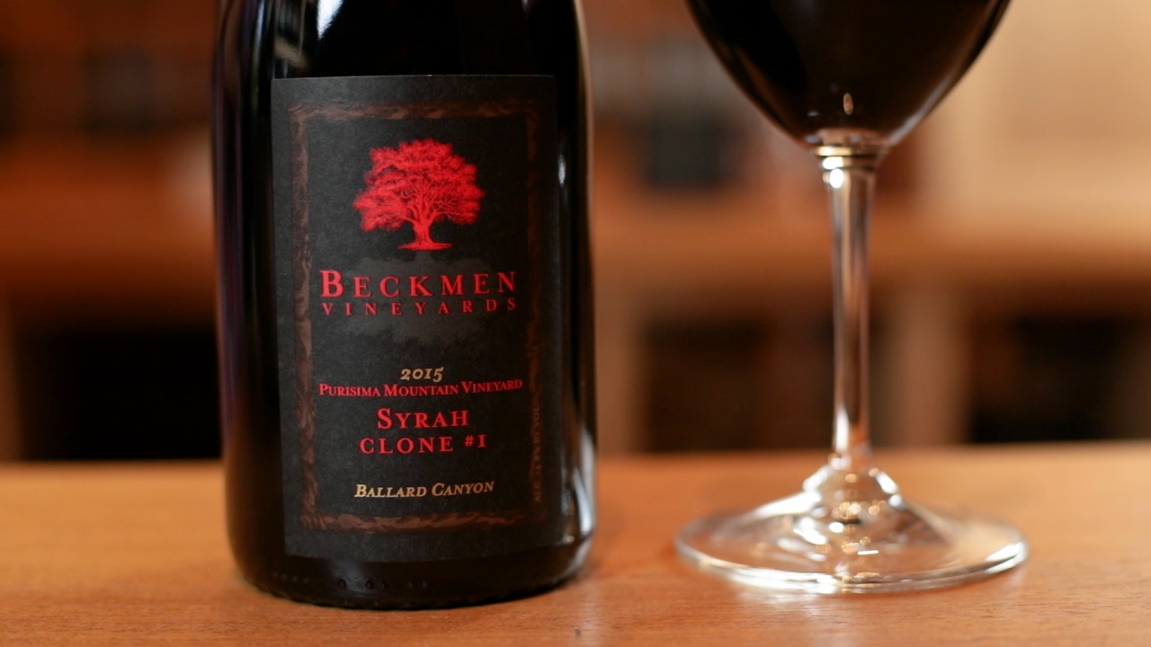 Beckmen Vineyards 2015 PMV Syrah Clone #1 - YouTube