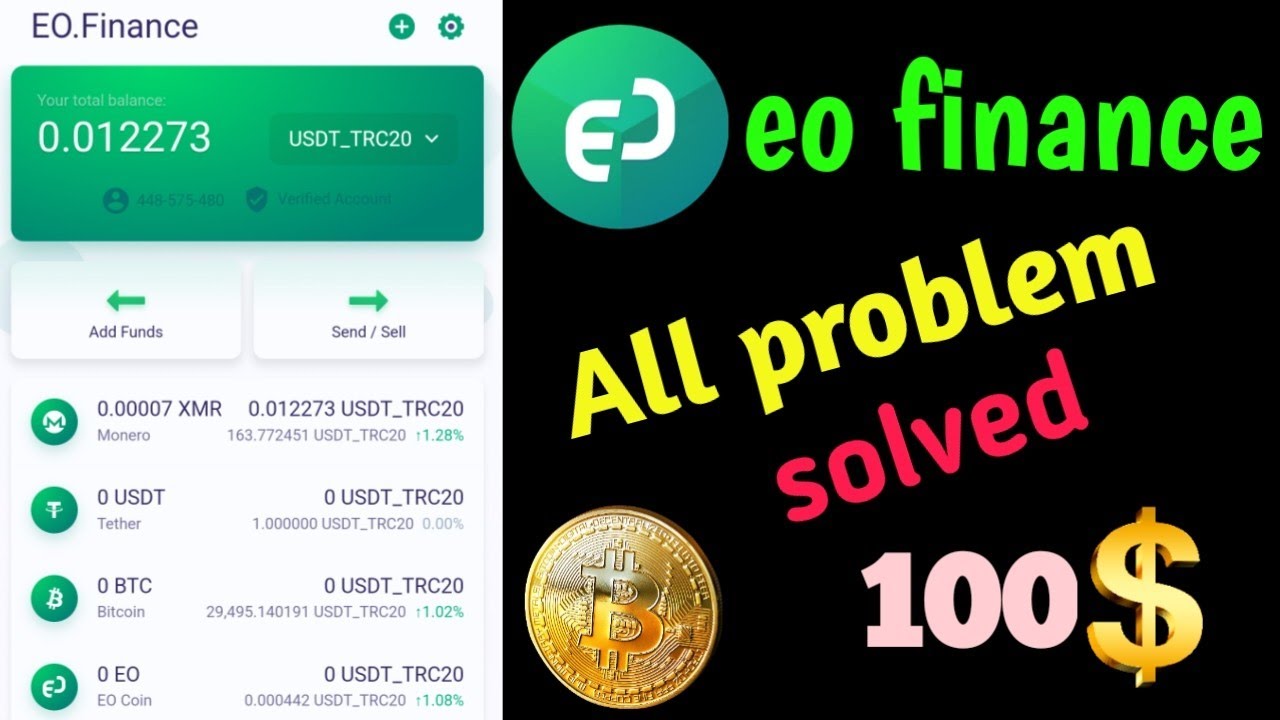 $2 XMR Coin Miner Withdraw🔥Problem solved- Eo Finance Mining🤑| Free ...