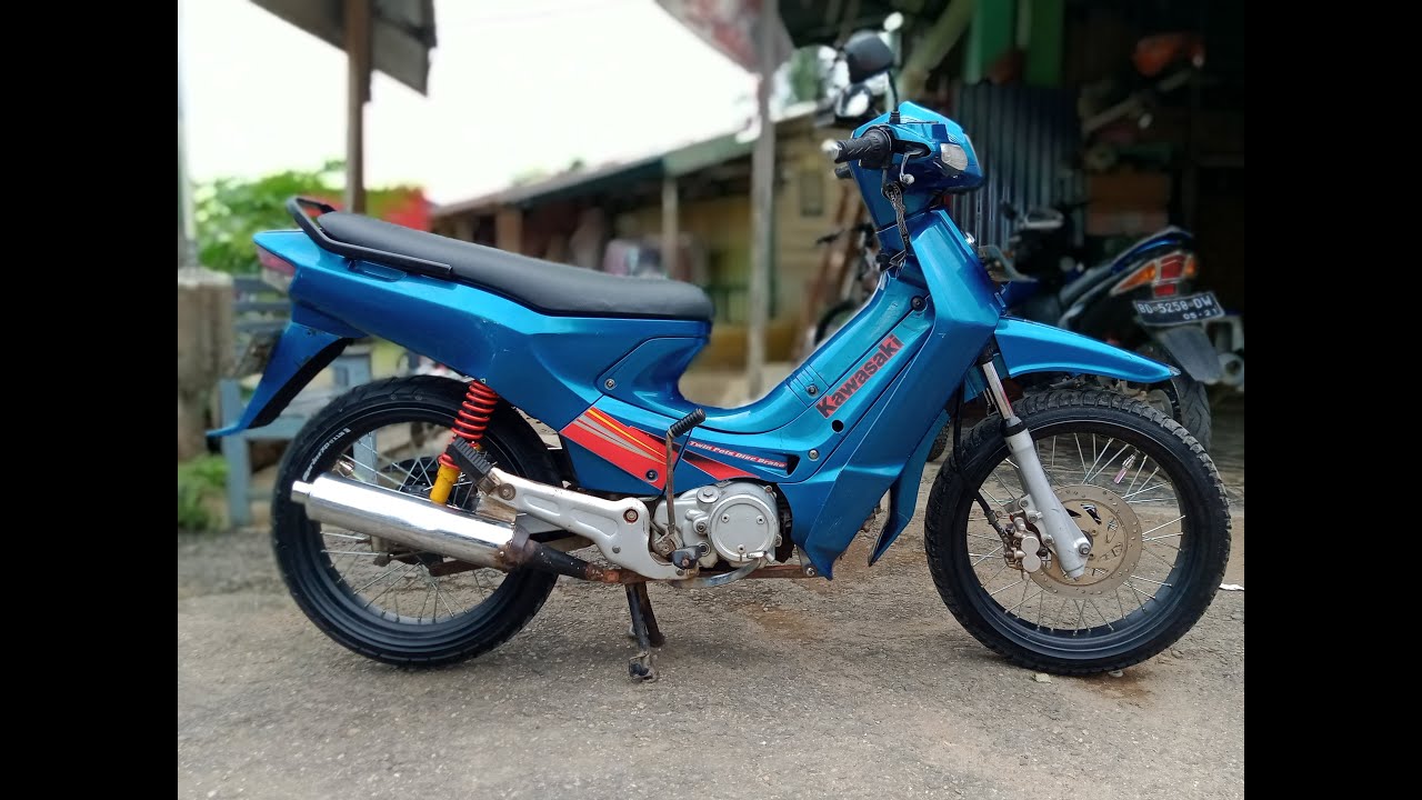 KAWASAKI KAZE R 110 || Motor LANGKA !!! Naik kelapa muda - YouTube