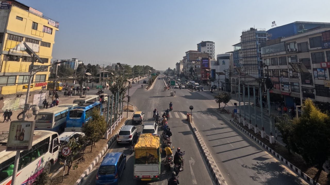 4K Ride Sitapaila to New Baneshwor, Kathmandu, City | Most Development ...