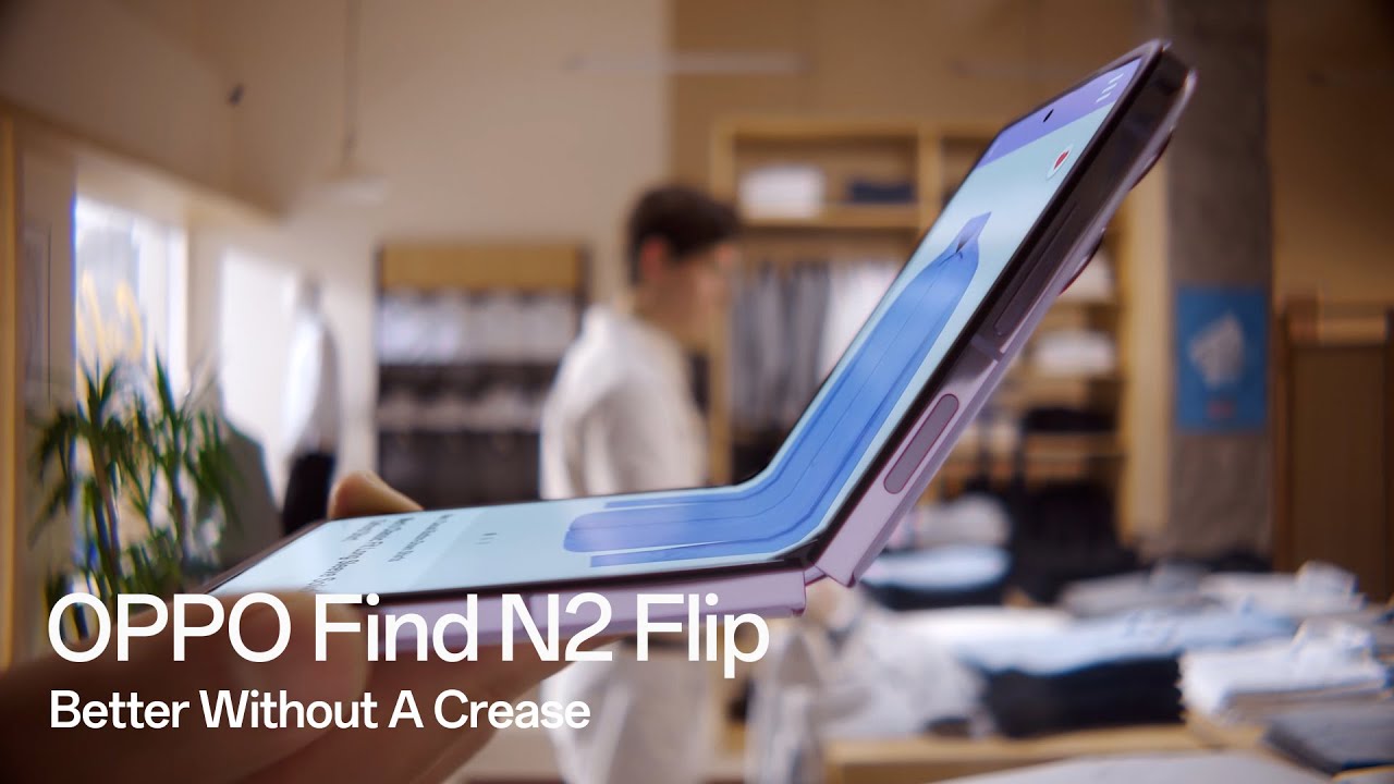 OPPO Find N2 Flip | Invisible Crease - YouTube
