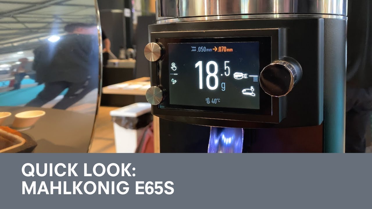 Quick Look: Mahlkonig E65S gbW Espresso Grinder - YouTube