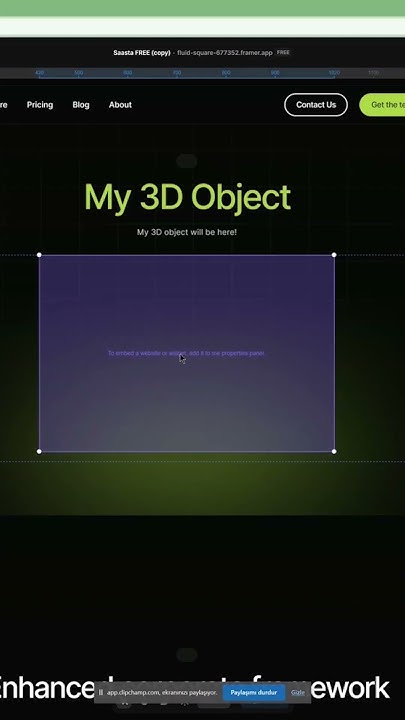 How to Embed 3D Models on Framer - 2025 Update #framertutorial #framer #3dmodel #clooned - YouTube