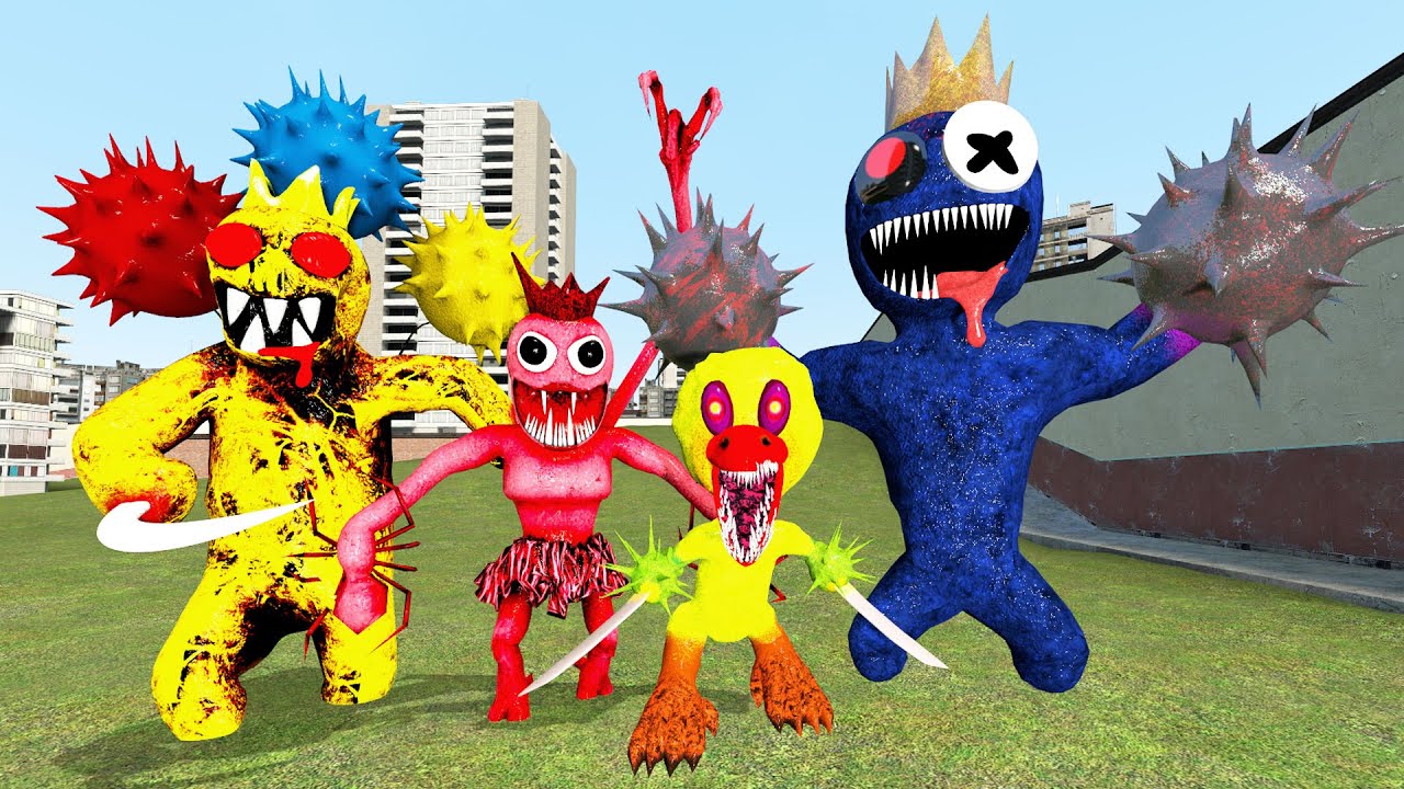Какой МОНСТР самый крутой в Гаррис Мод обзор мода Nightmare Rainbow ...