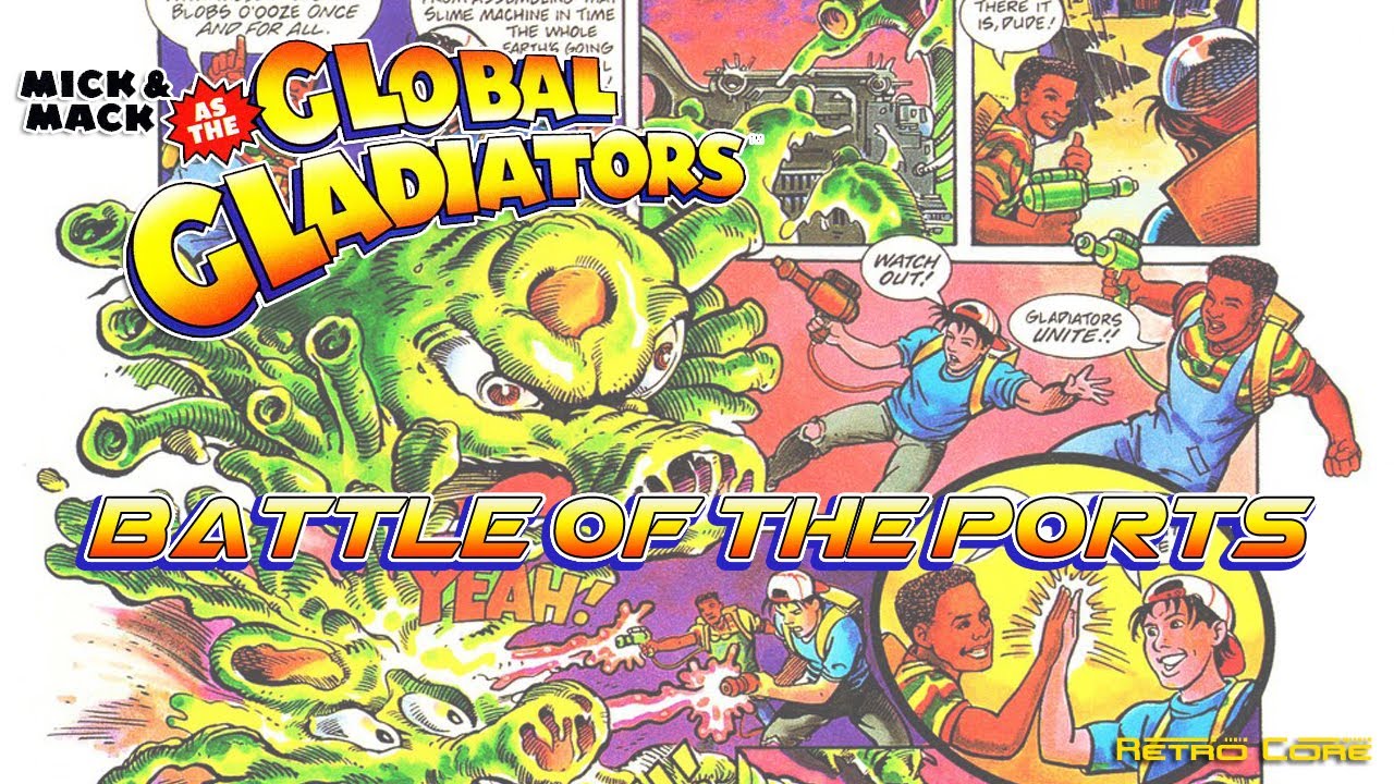 Battle of the Ports - Mick & Mack in Global Gladiators (グローバル・グラディエーターズ ...