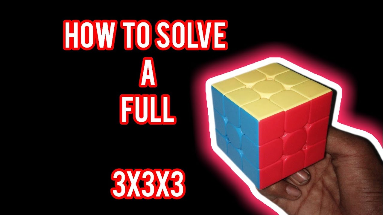 How to make a full Rubik's cube. - YouTube