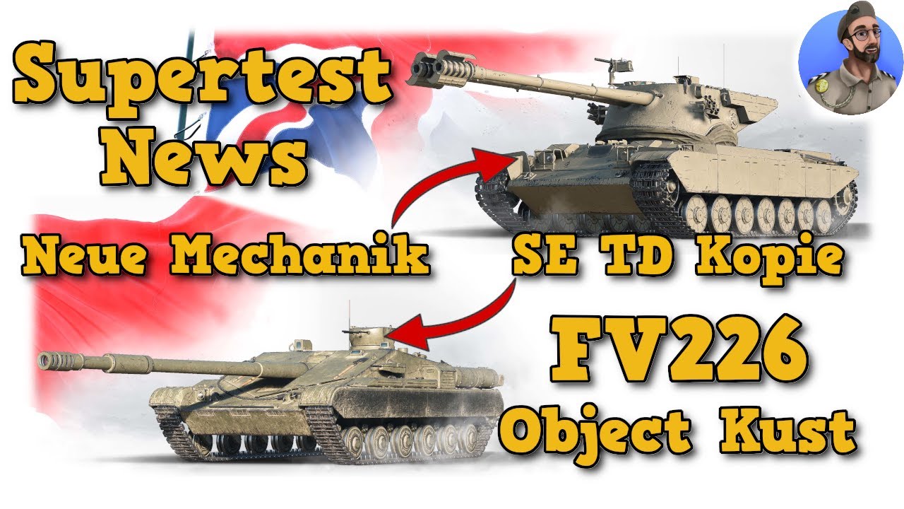 Supertest News - Neue Doppelrohr Mechanik & SE TD Kopie - FV226 ...