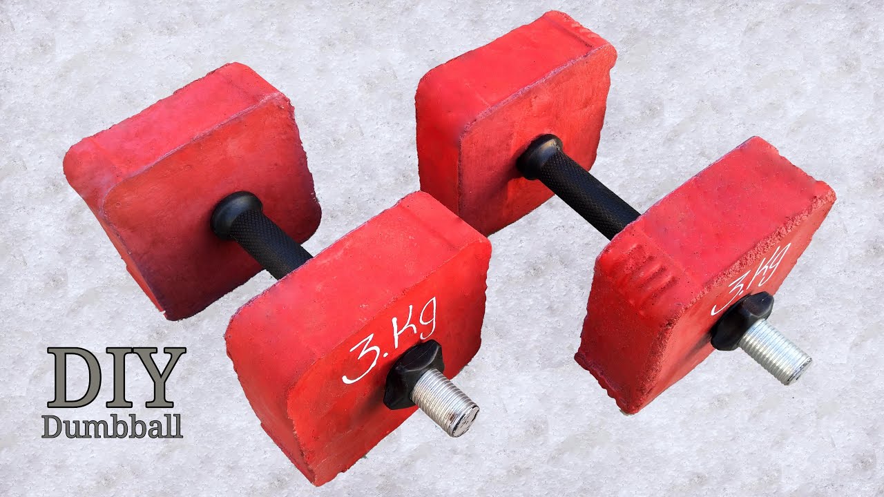 How To Make Dumbbell Weights Under 30 ₹ | DIY Dumbbell Weights At Home ...