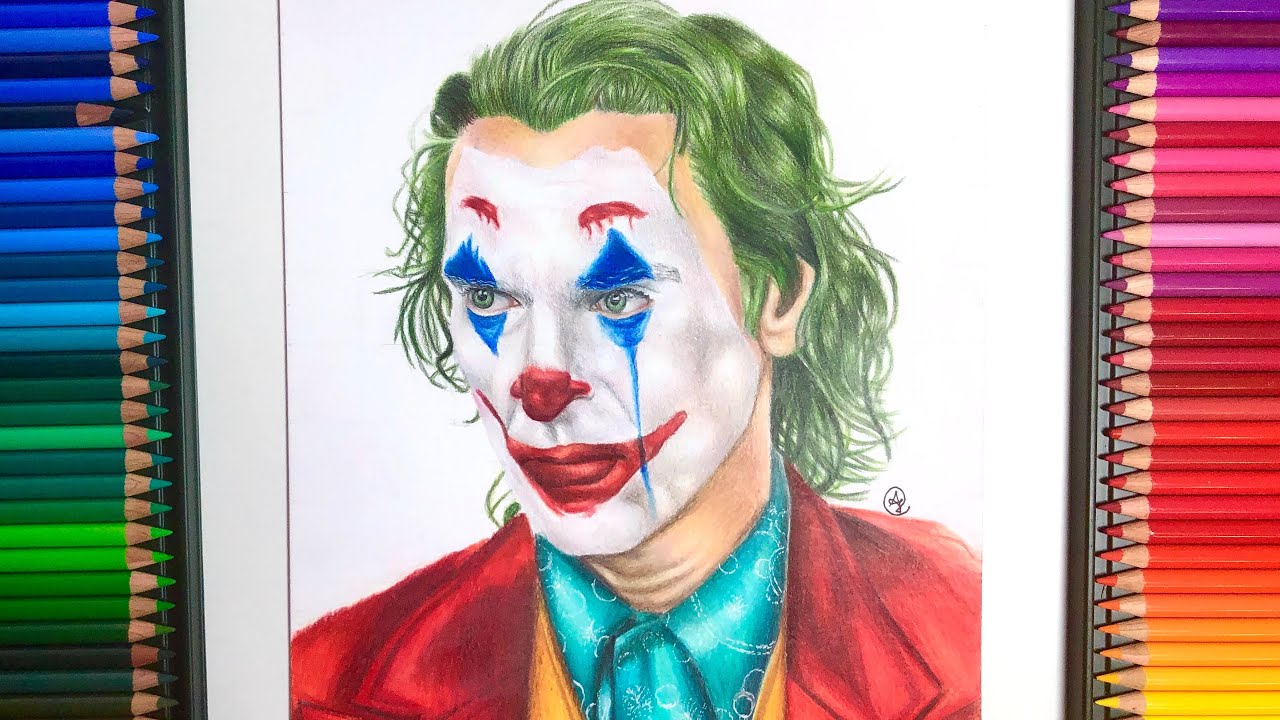 Drawing the Joker | How to Draw Joker Easy 2019 | Timelapse Video - YouTube