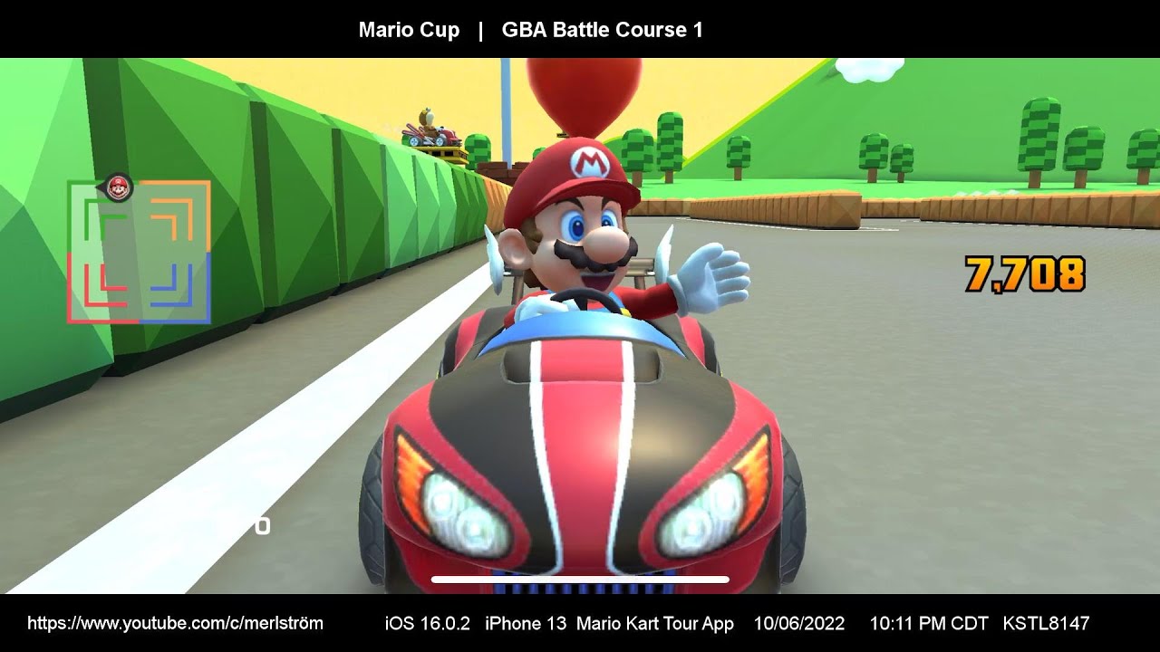 Mario Kart Tour Mario Cup ⫸ GBA Battle Course 1 ⫷ 5-Star ⭐⭐⭐⭐⭐ ...