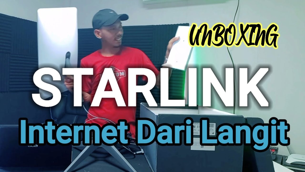 STARLINK Internet Dari LANGIT // Unboxing Paket STARLINK - YouTube