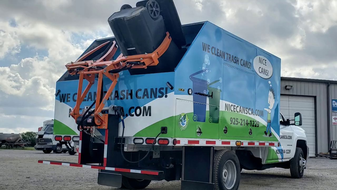 Trash Bin Cleaner, Dumpster Wash & Pressure Washing Truck - The Trash ...