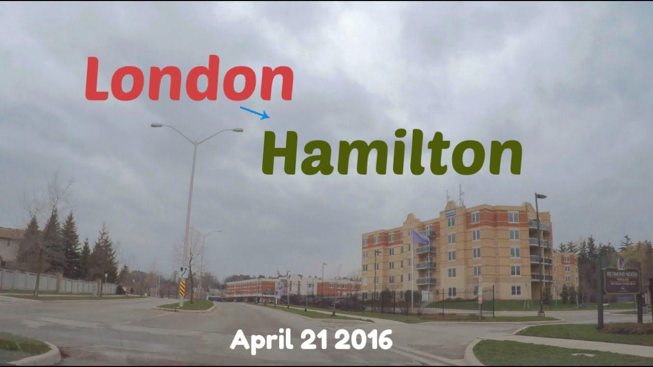 London to Hamilton, Ontario (from CF Masonville Place) 4K - YouTube