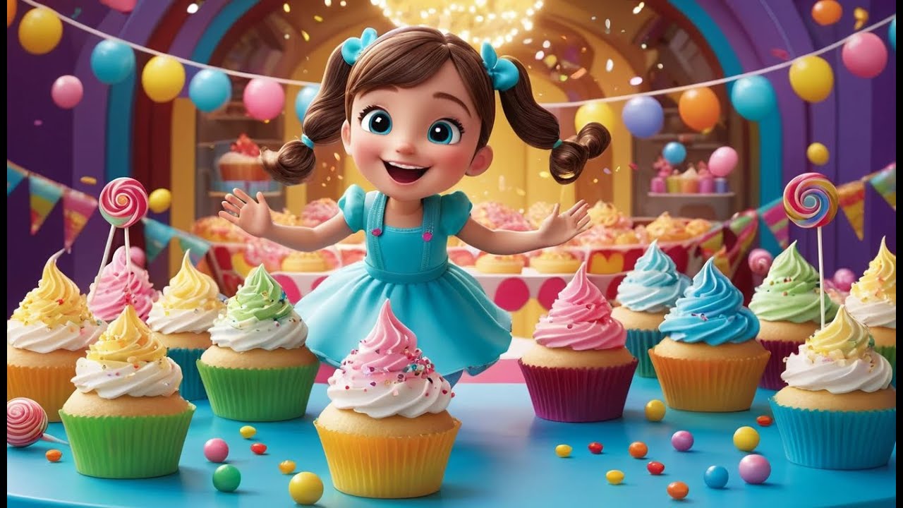 The Cupcake Parade Goes Marching On Rhyme Song | Popular Nursery Rhyme ...