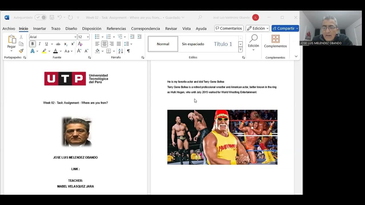 Week 02 - Task Assignment - Where are you from - YouTube