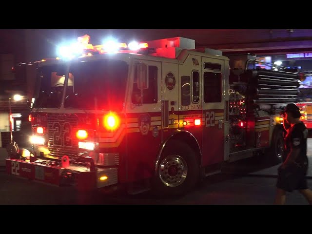 FDNY Engine 22 responding @rescue911.eu-worldwideemer3