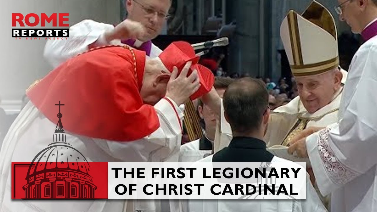 #Pope hands the biretta to Cardinal Vérgez, the first Legionary of ...