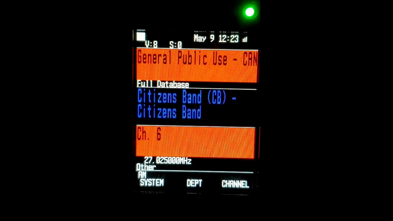 CB CHANNEL 6 ON UNIDEN SDS100 5-9-2020 - YouTube