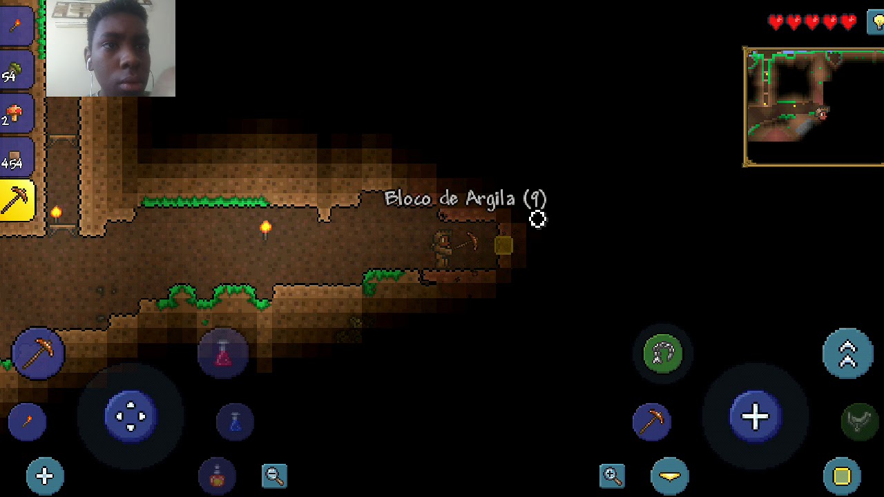 Terraria ep1 *CAVERNA MISTERIOSA😱* - YouTube