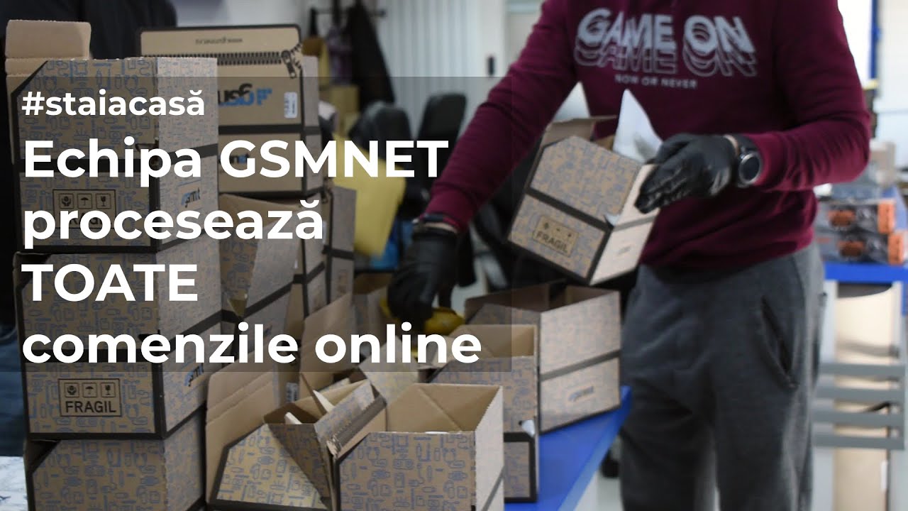 Echipa GSMnet proceseaza toate comenzile online in conditii de maxima ...