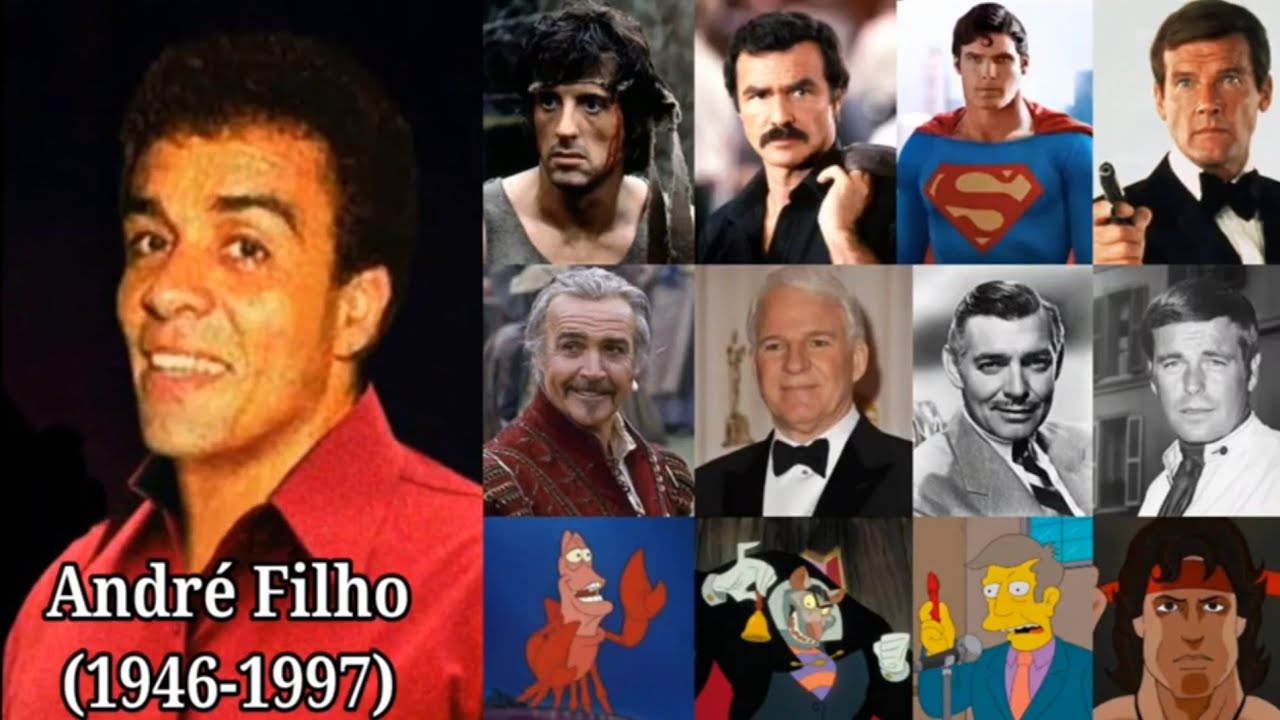 André Filho (1946-1997) | A Voz Clássica de Superman e Rambo | Gênios ...