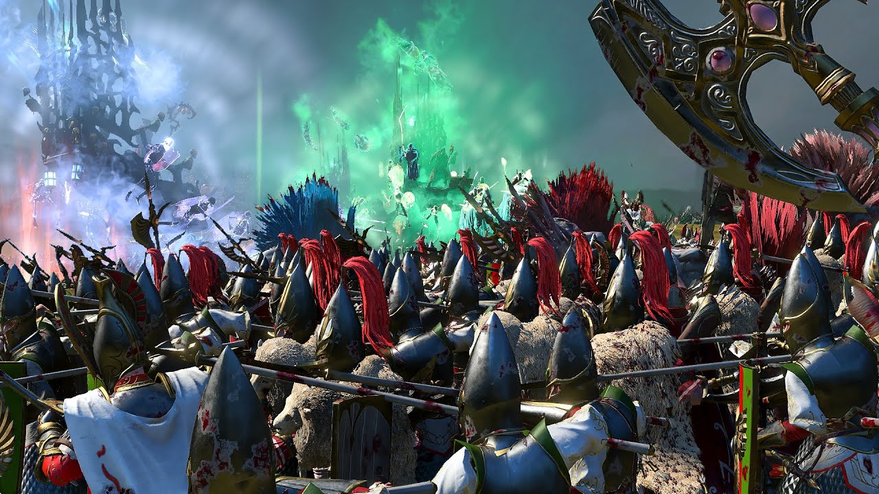 Warhammer Fantasy Battle - VAMPIRE COUNTS Vs HIGH ELVES - YouTube