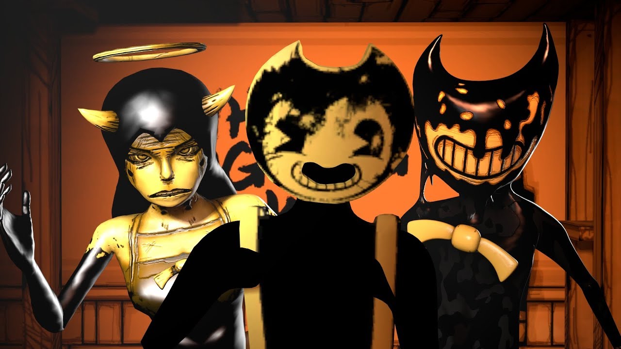 Best Thanksgiving Day animation Bendy Alice Ink Freddy Fazbear Turkey ...