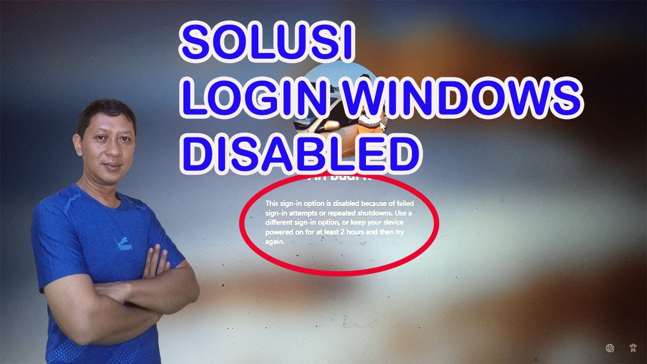 Gagal Login Windows padahal PIN sudah benar || How to fix Windows 11 Login Problems - YouTube