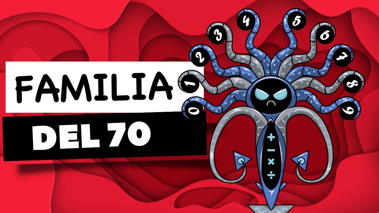 Jugando con la Familia del 70 | OPERATRON | LECTURA DE NÚMEROS | Profe Paco - YouTube