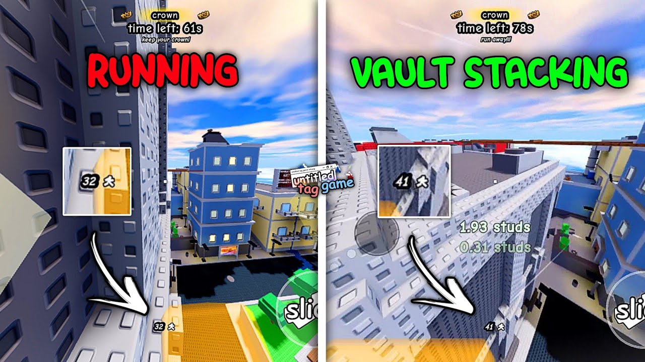 How To Do VAULT STACKING in Untitled Tag Game? - YouTube