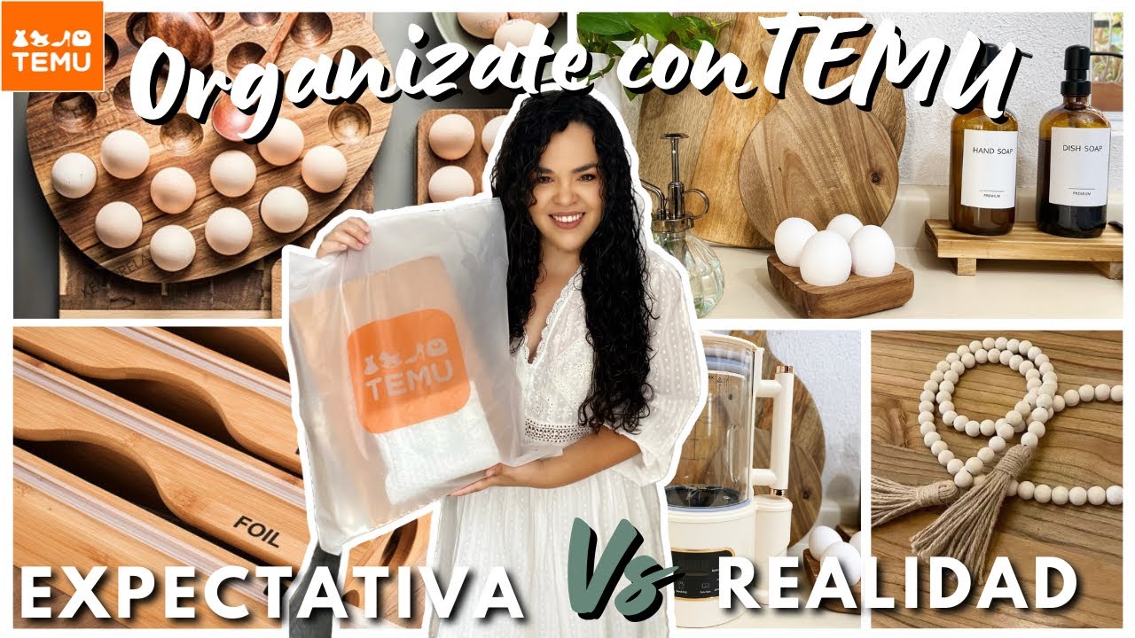 Probando productos útiles y Bonitos de TEMU 🧡Organización ,Decoración y ...