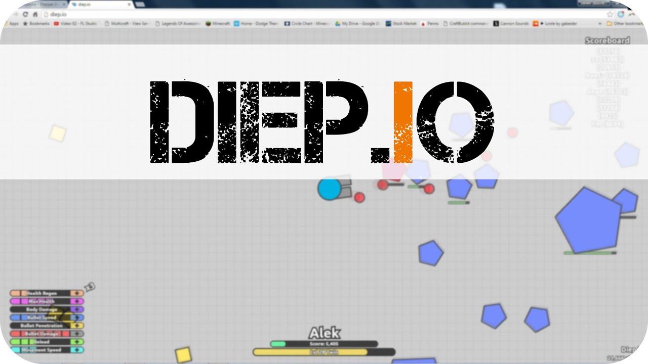 Diep.io - Multiplayer Asteroids - YouTube