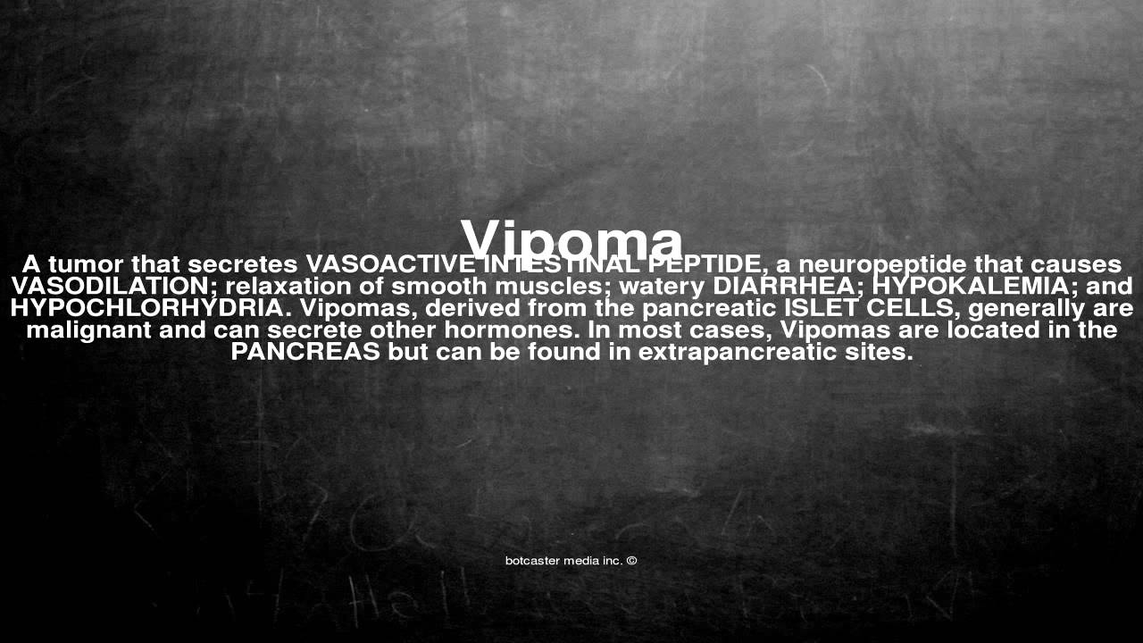 Medical vocabulary: What does Vipoma mean - YouTube