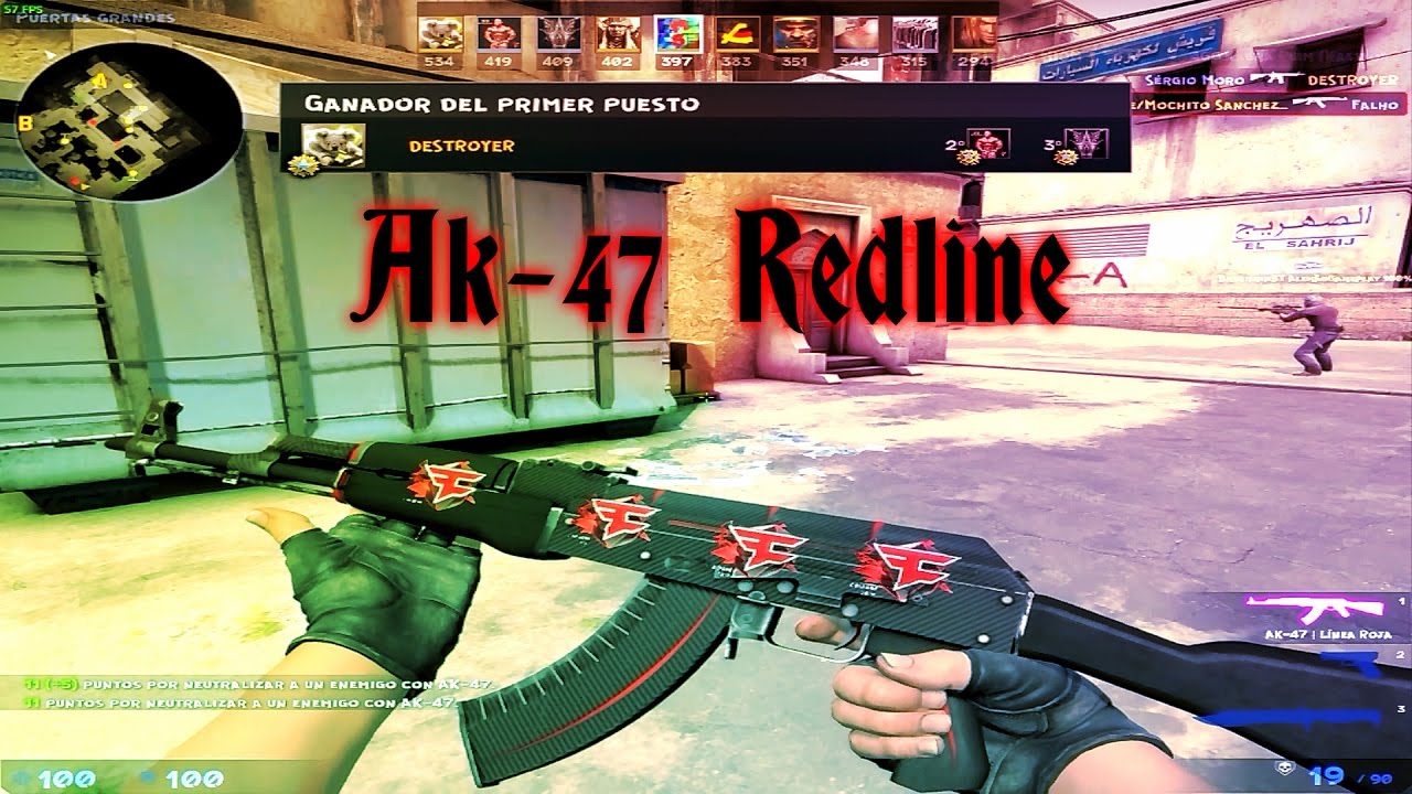CS:GO - Ak-47 | Redline Gameplay - YouTube