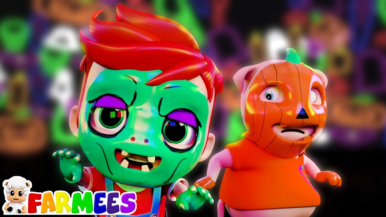 Peek A Boo, Hids and Seek + More Halloween Cartoon Videos for Kids ...