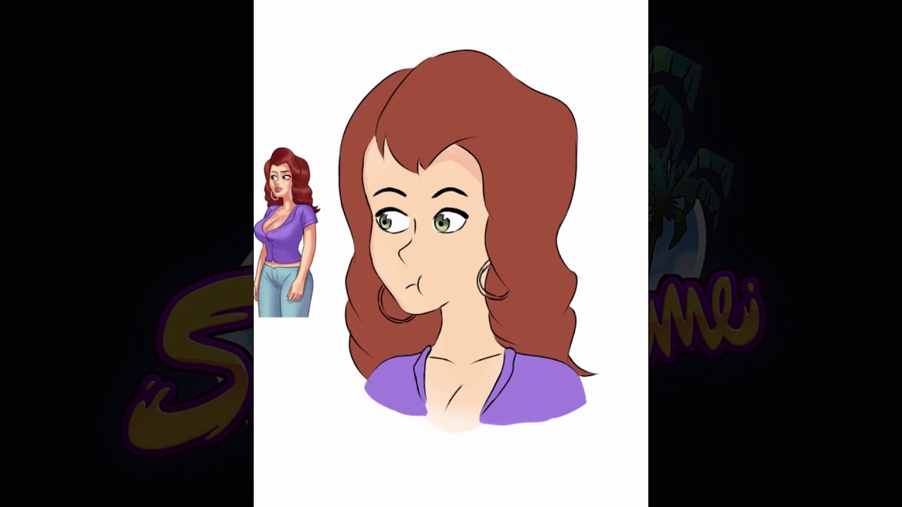 Summertime saga Fanart - Becca (ibis paint x) - YouTube