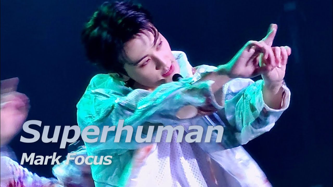 231118 NCT 127 - Superhuman 마크 세로 직캠 | Mark focus fancam - YouTube