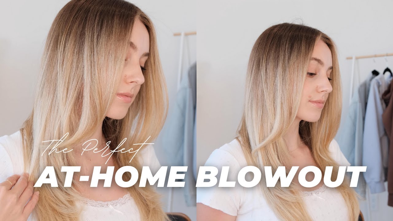 HOW TO GET THE PERFECT BLOWOUT + Style Curtain Bangs at Home! - YouTube