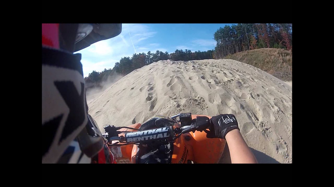 Go Pro HD sand pit riding - YouTube