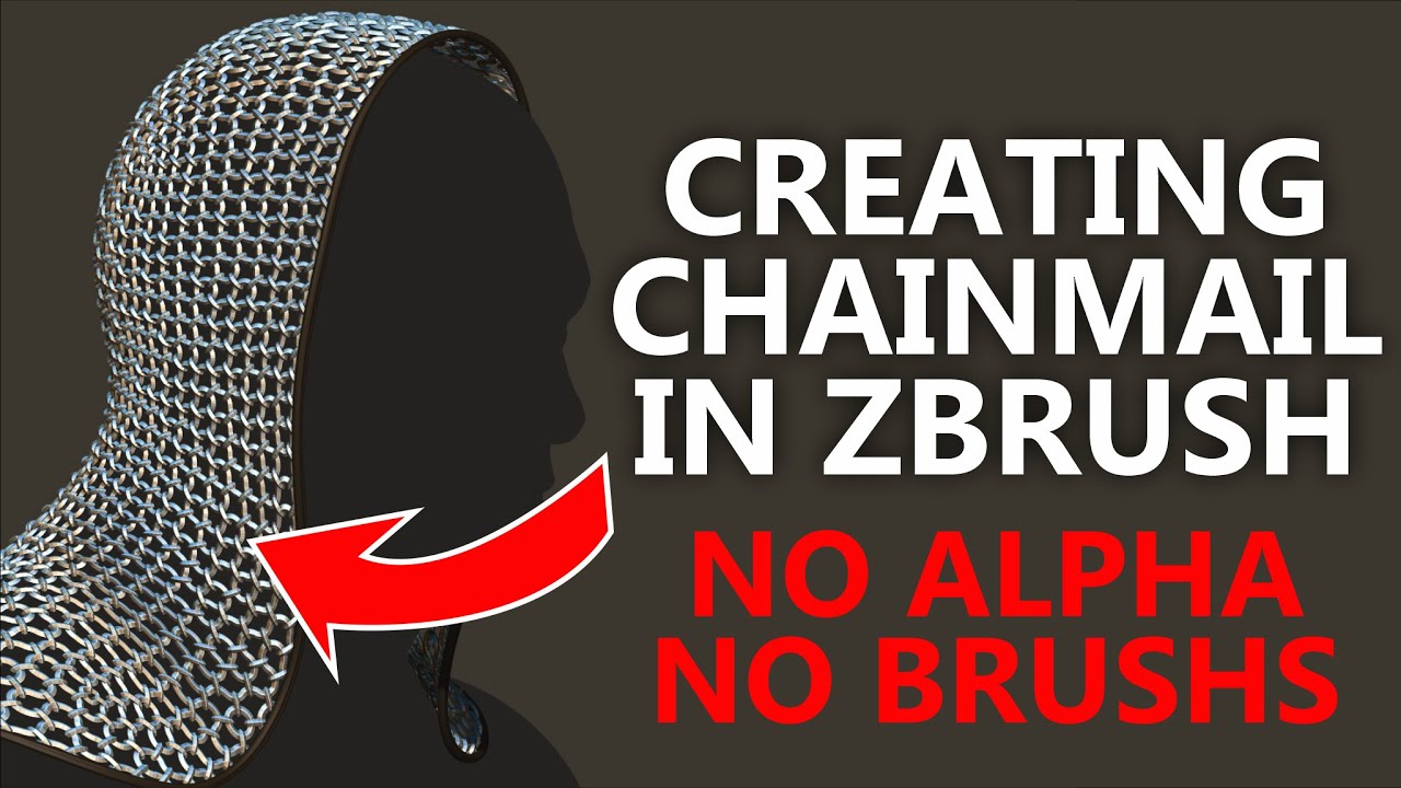 Zbrush Tutorial - Easy Create Chainmail - YouTube