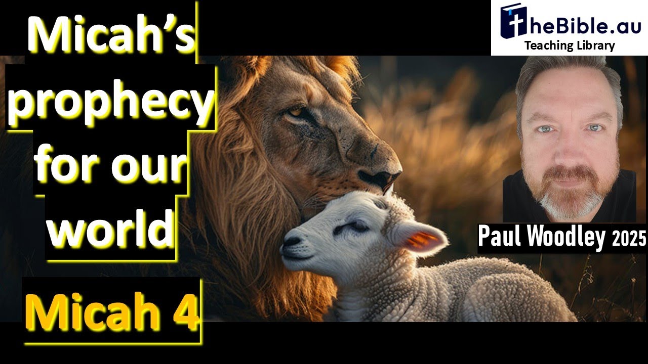 Micah 4 - Micah predicts Israel's future - YouTube