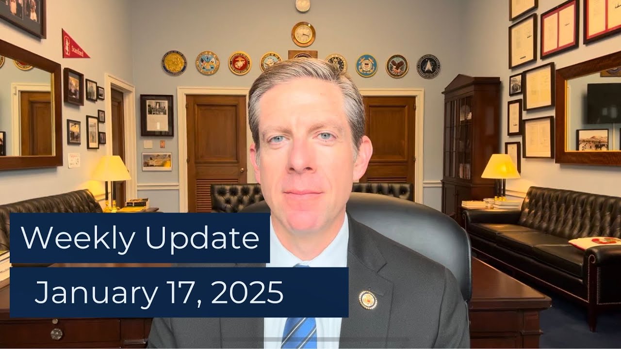 Rep. Mike Levin's Weekly Update | January 17, 2025 - YouTube