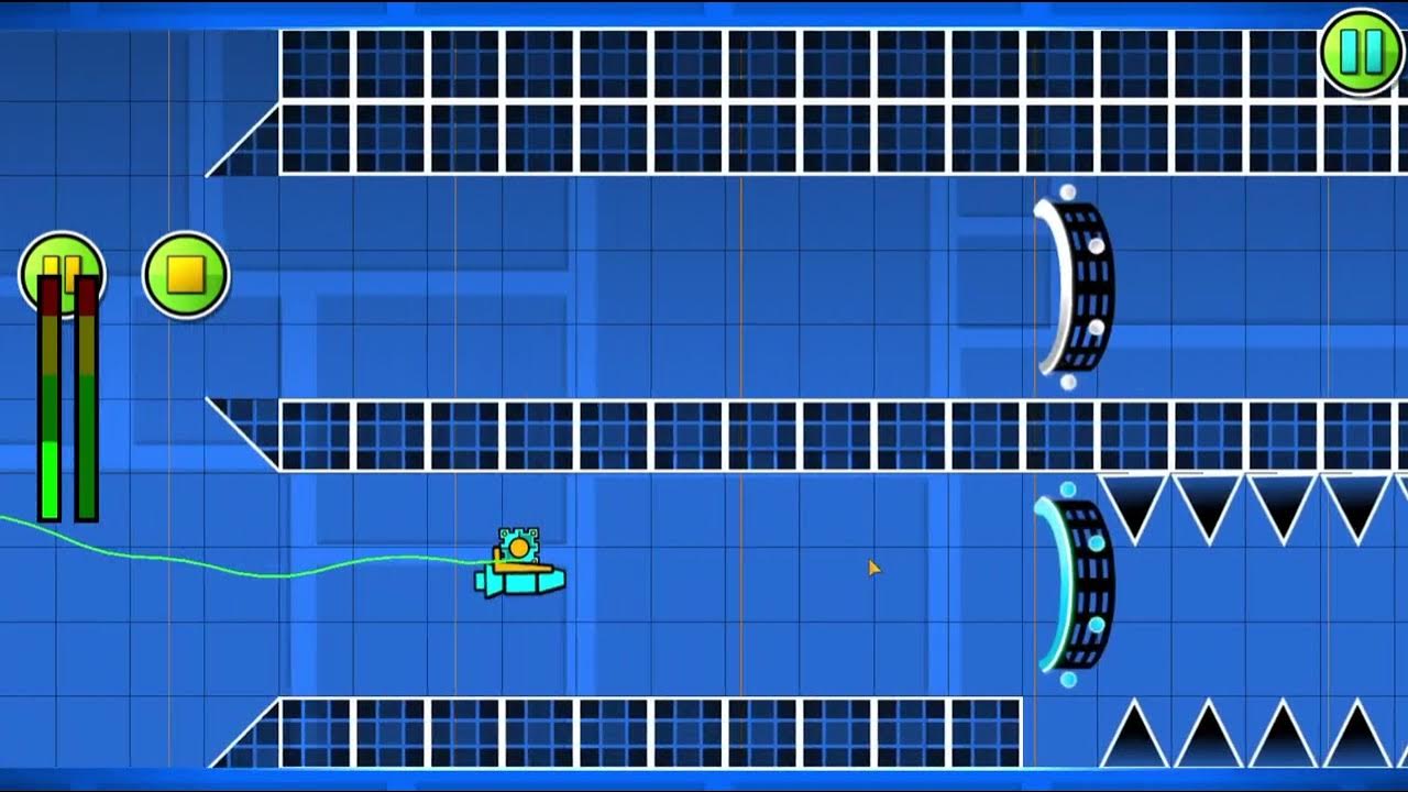 geometry dash make a level - YouTube