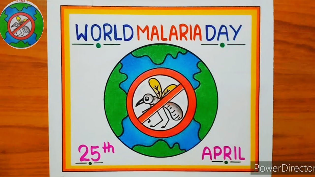 World Malaria Day Drawing / World Malaria Day Poster Drawing Easy Steps ...