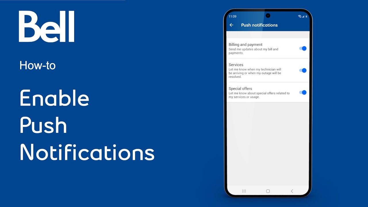 How to Enable MyBell Push notification - YouTube