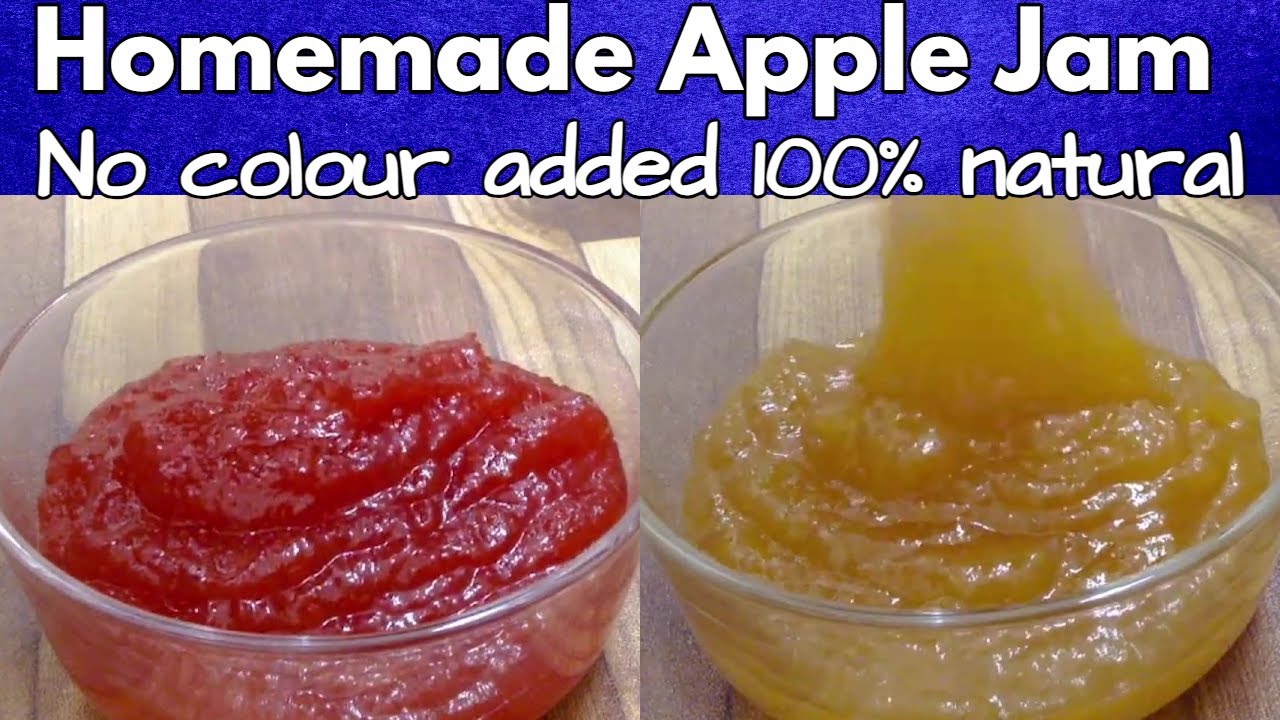 Apple Jam Easy & New Recipe To Make Red Jam At Home ( No Colour Added ...