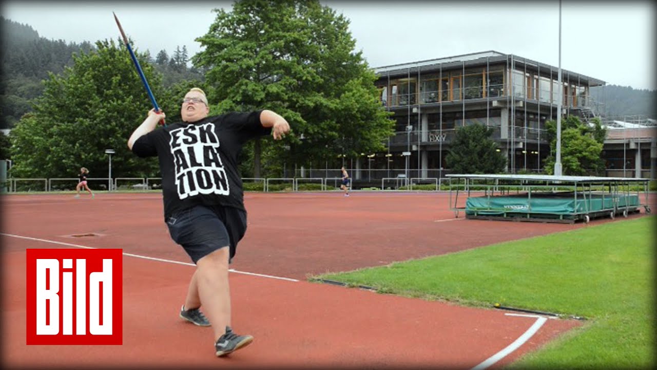 Hans Entertainment im Olympia-Test - SPEERWERFEN - YouTube