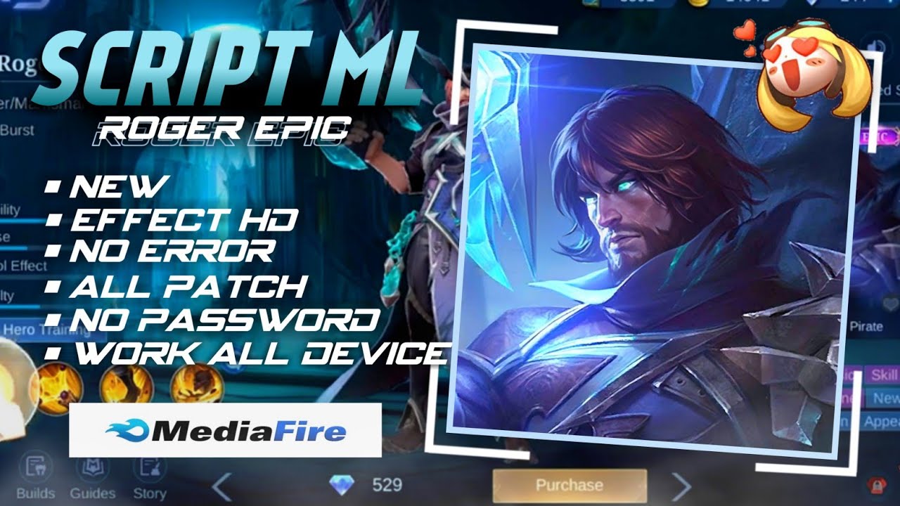 NEW SCRIPT SKIN ROGER EPIC PHANTOM PIRATE (REVAMP) NO PASSWORD - Full ...